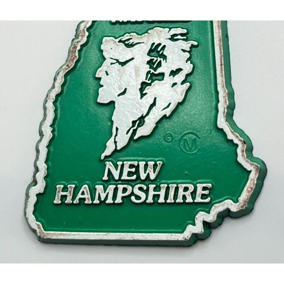 New Hampshire State Outline Refrigerator Magnet Vintage Were Better ...