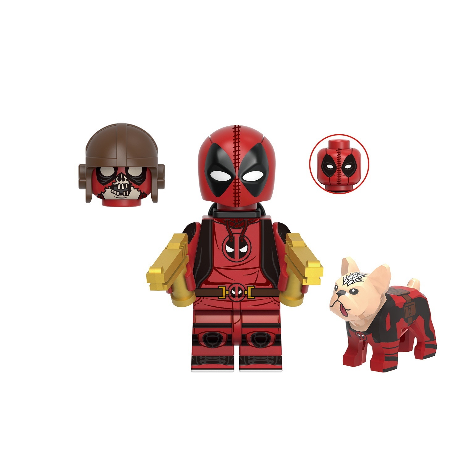Kidpool Minifigures Super Heroes Deadpool Minifigure - Building Toy ...