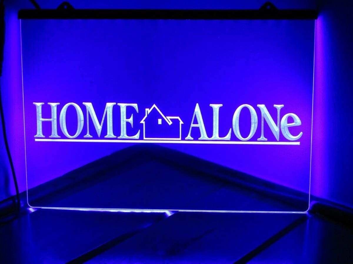 Home Alone Movies LED Neon Light Sign Home Decor Craft Display Glowing ...