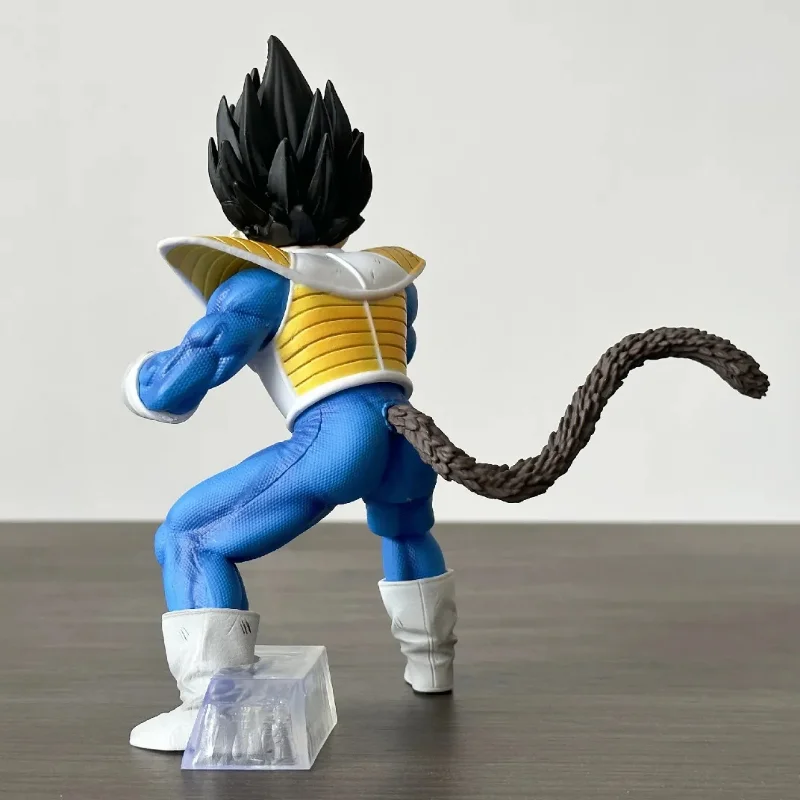 17CM Anime Dragon Ball Z Vegeta Figure Vegeta Statue with Artificial ...