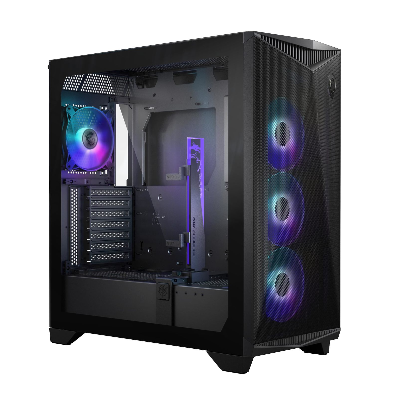 MSI MPG GUNGNIR 300R Airflow - Premium Mid-Tower Gaming PC Case ...