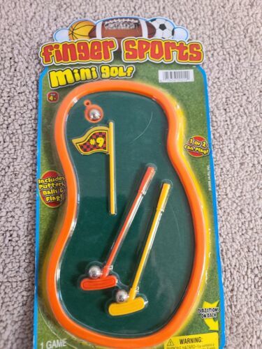 NEW Vintage Finger Sports Mini Golf Novelty Game Putters Ball Finger ...