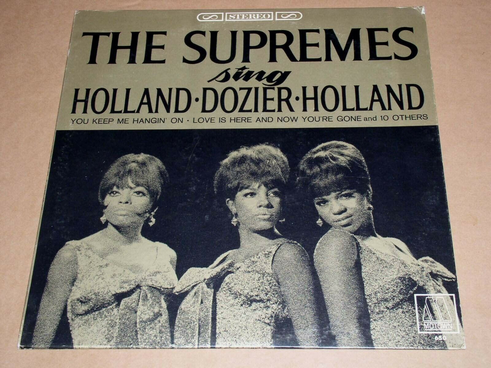 The Supremes Sing Holland Dozier Holland Vinyl Record Album Motown ...