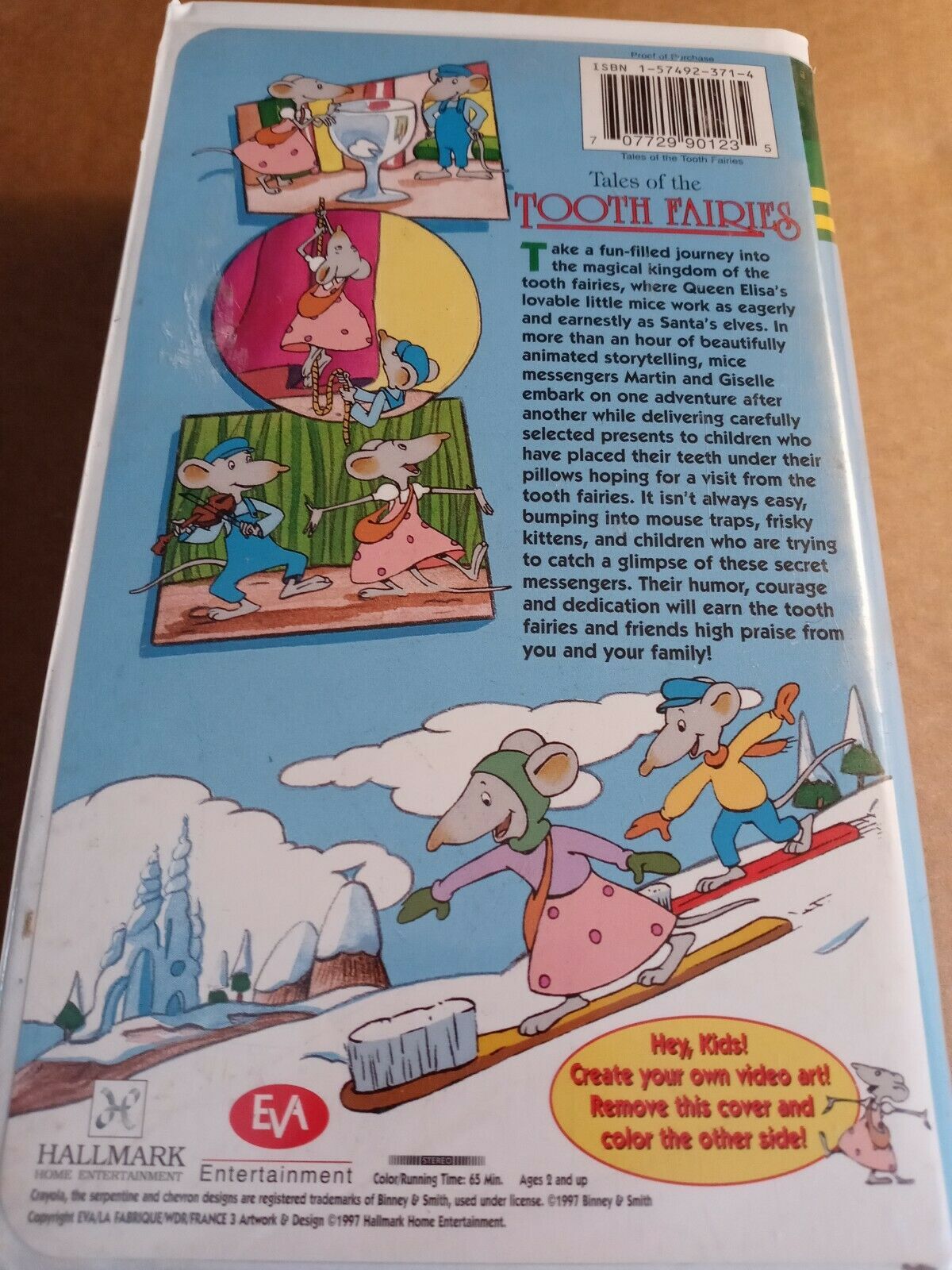 Crayola Presents Tales of the Tooth Fairies HALLMARK VHS - VHS Tapes