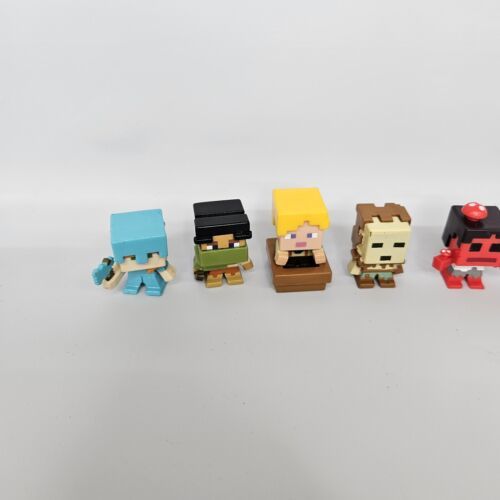 Minecraft Biome Settlers Figure Lot of 7 Series 8 Mini 1" Alex ...