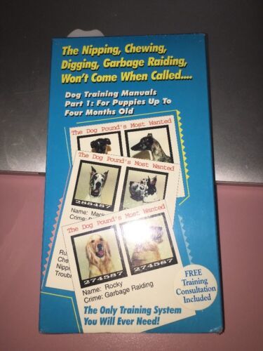 The Nipping Chewing Digging Dog Training Vhs - VHS Tapes