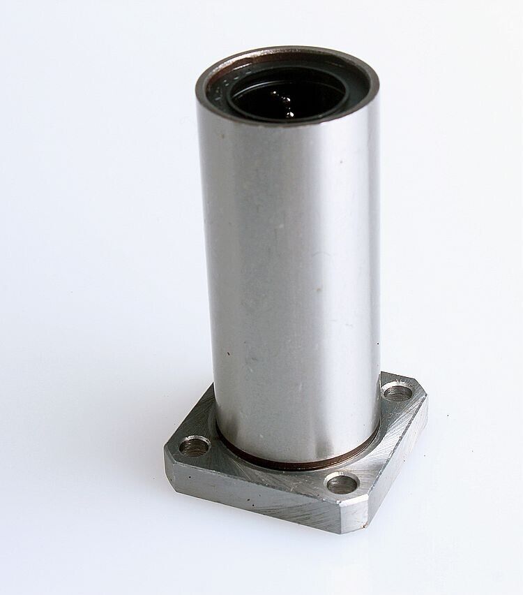 2 Pcs 50 mm LMK50UU Long Flange Router Shaft Bearing XYZ CNC LMK Series ...