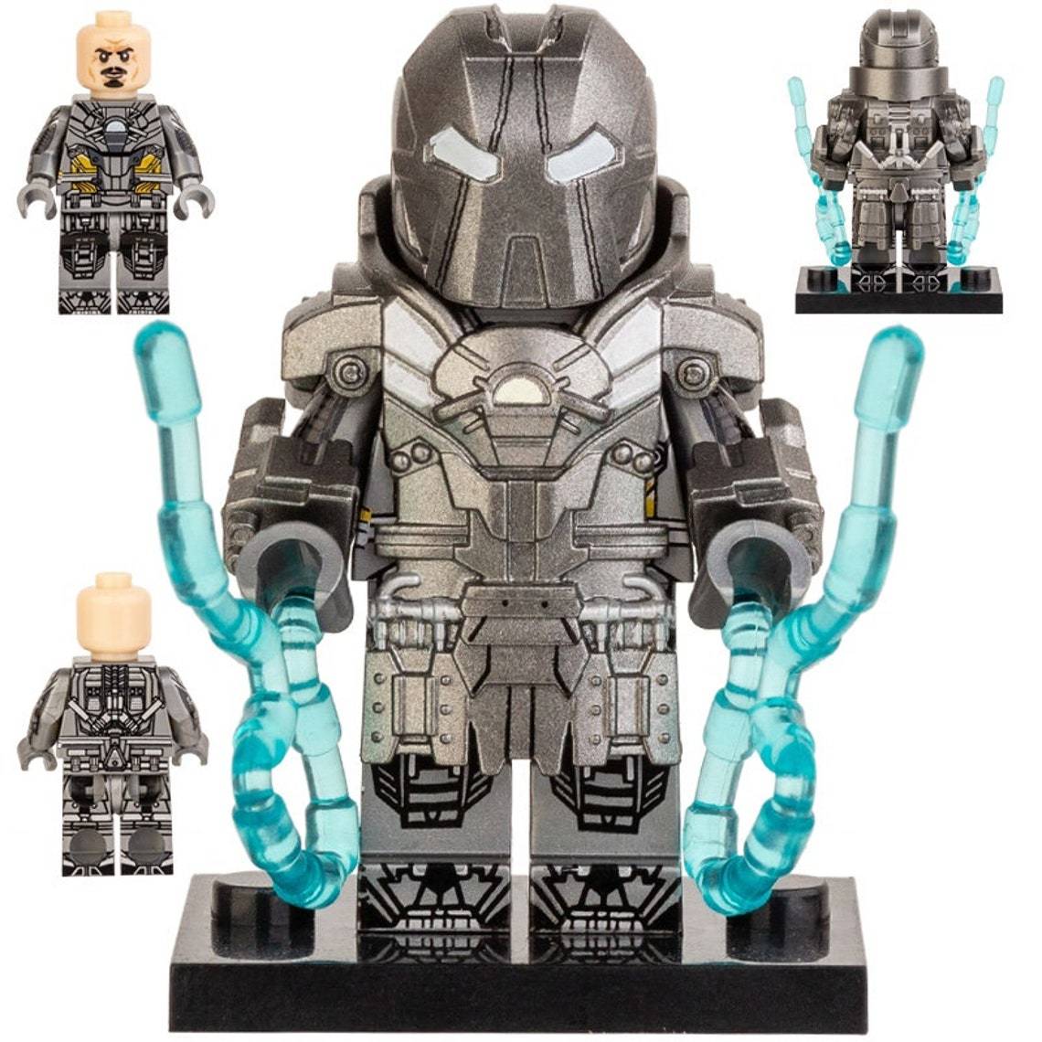Ivan Vanko Whiplash Mark II Minifigures Marvel Iron Man - Building Toy ...