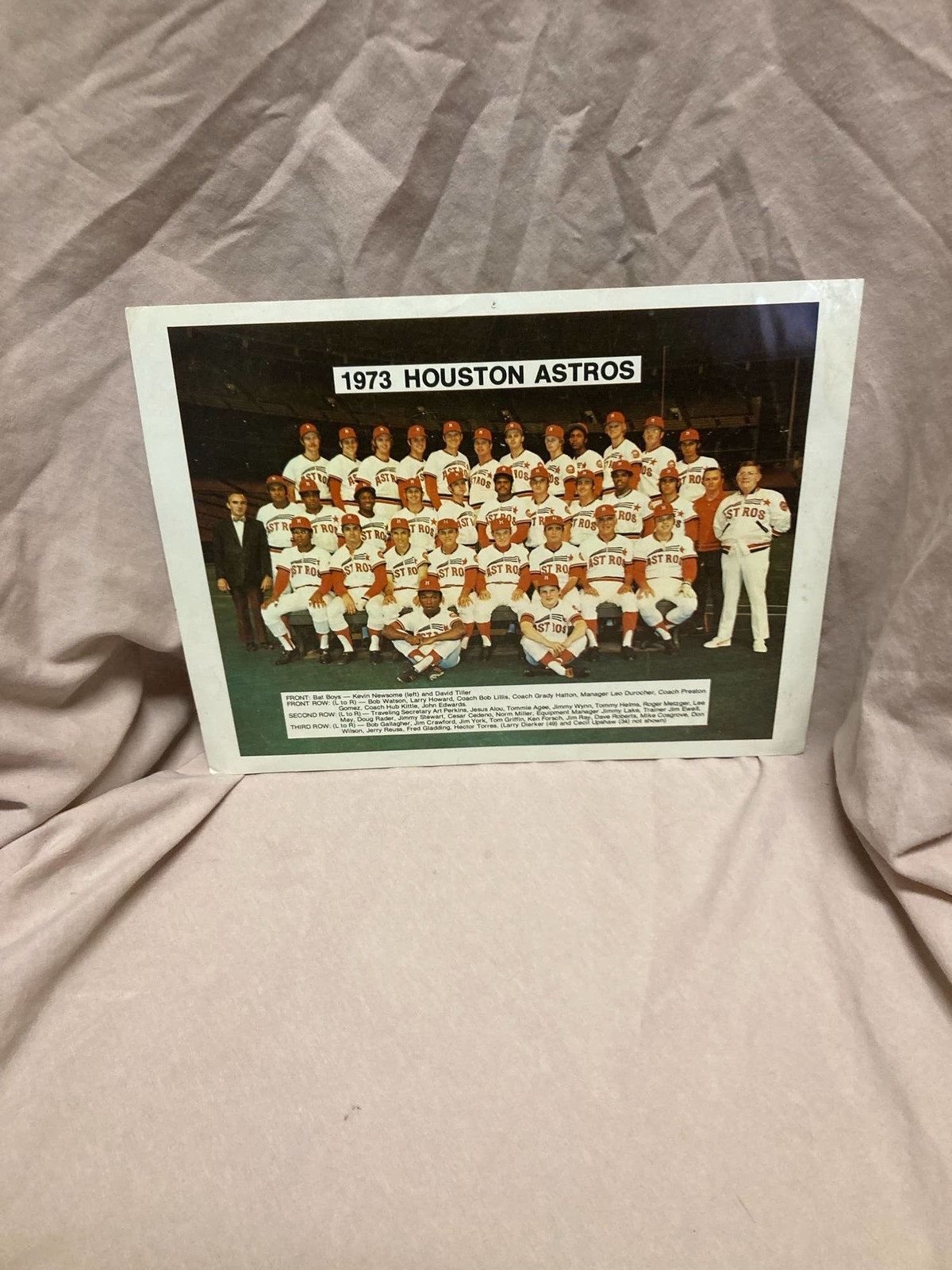 1973 Houston Astros Team Photo and 50 similar items