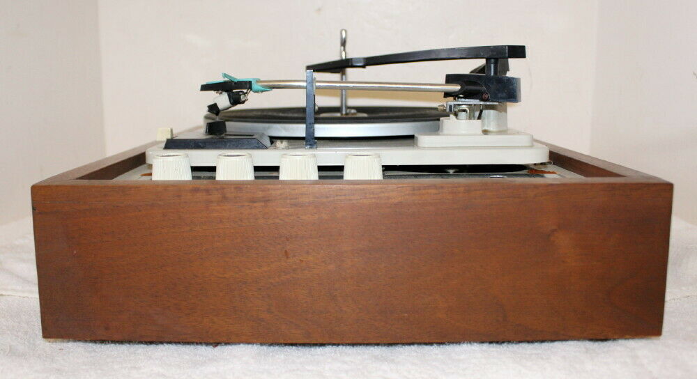 KLH model Eleven 11 Mid Century Modern Stereo Amp w/ Garrard Turntable ...