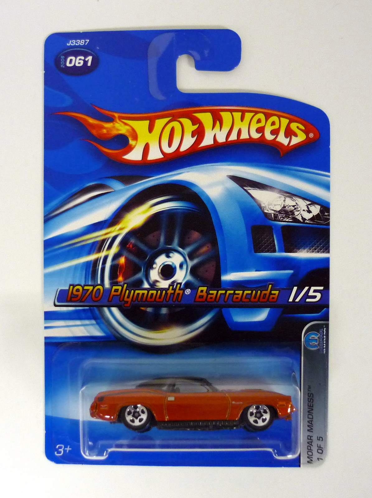 Hot Wheels 1970 Plymouth Barracuda #061 Mopar Madness 1/5 Orange Die ...