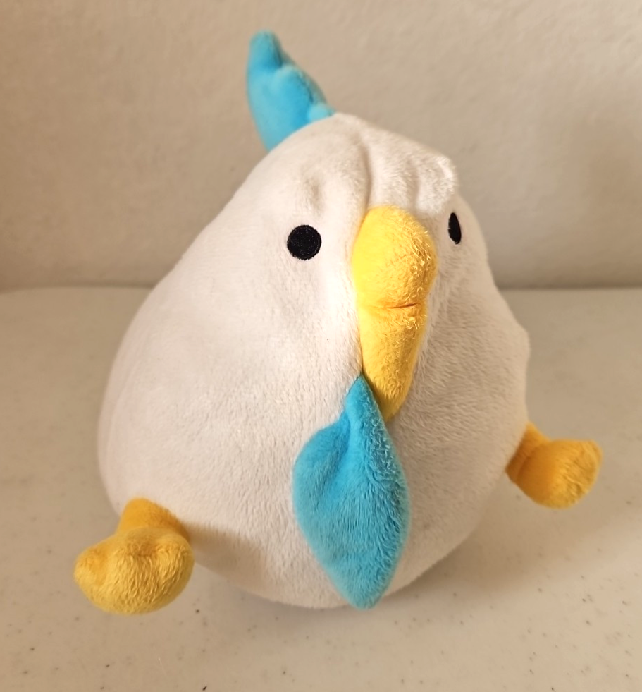 The Behemoth Chicken Plush Mascot White Blue Castle Crashers Alien ...
