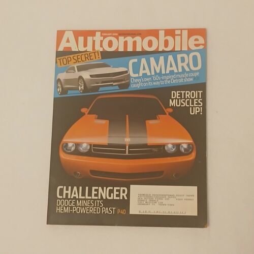 Automobile Magazine February 2006 Challenger Dodge Mines its Hemi ...