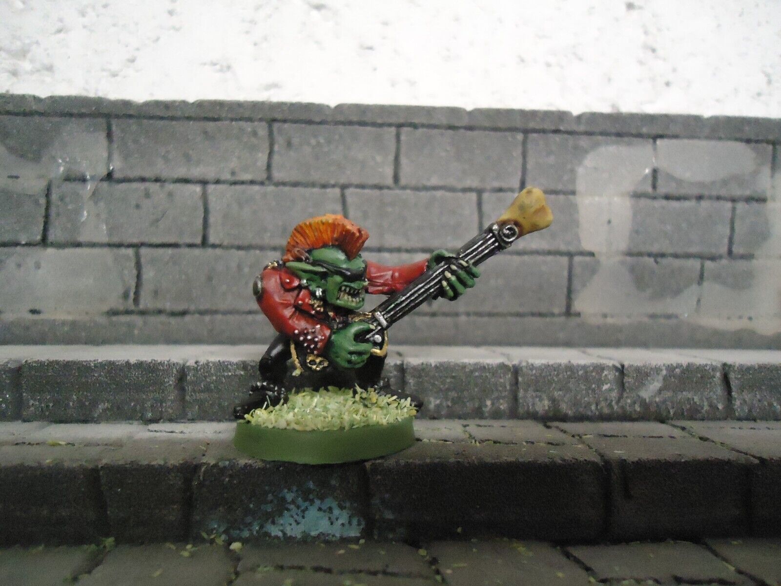 rogue trader ork goff rockers x3 metal warhammer 40k painted citadel ...