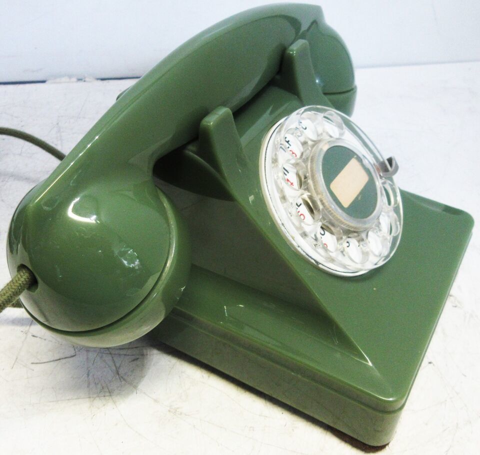 Western Electric Green Thermalite Model 302 Telephone Restored 1940's ...