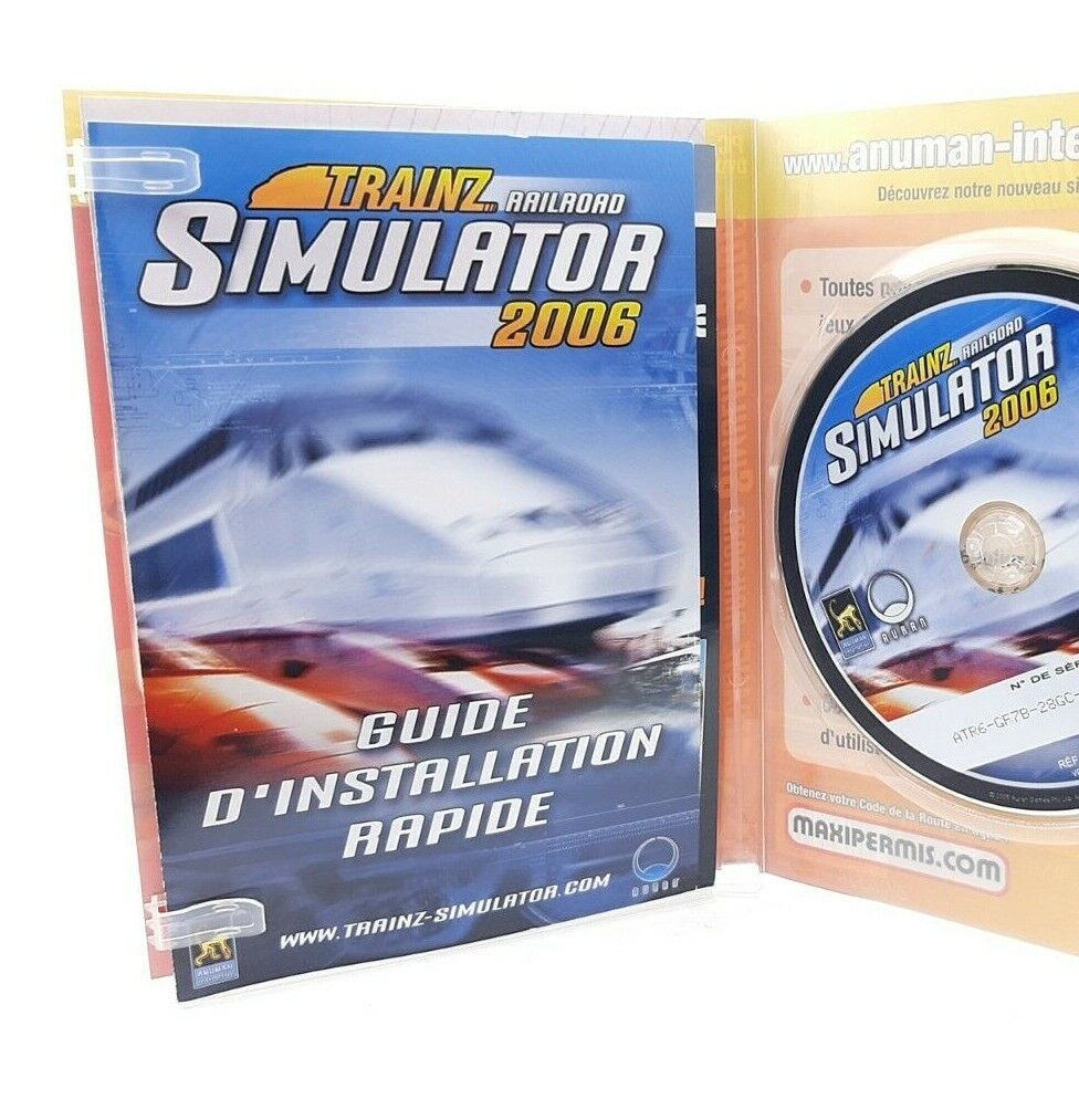 TRAINZ RAILROAD SIMULATOR 2006 PC Game (FRENCH) - Video Games