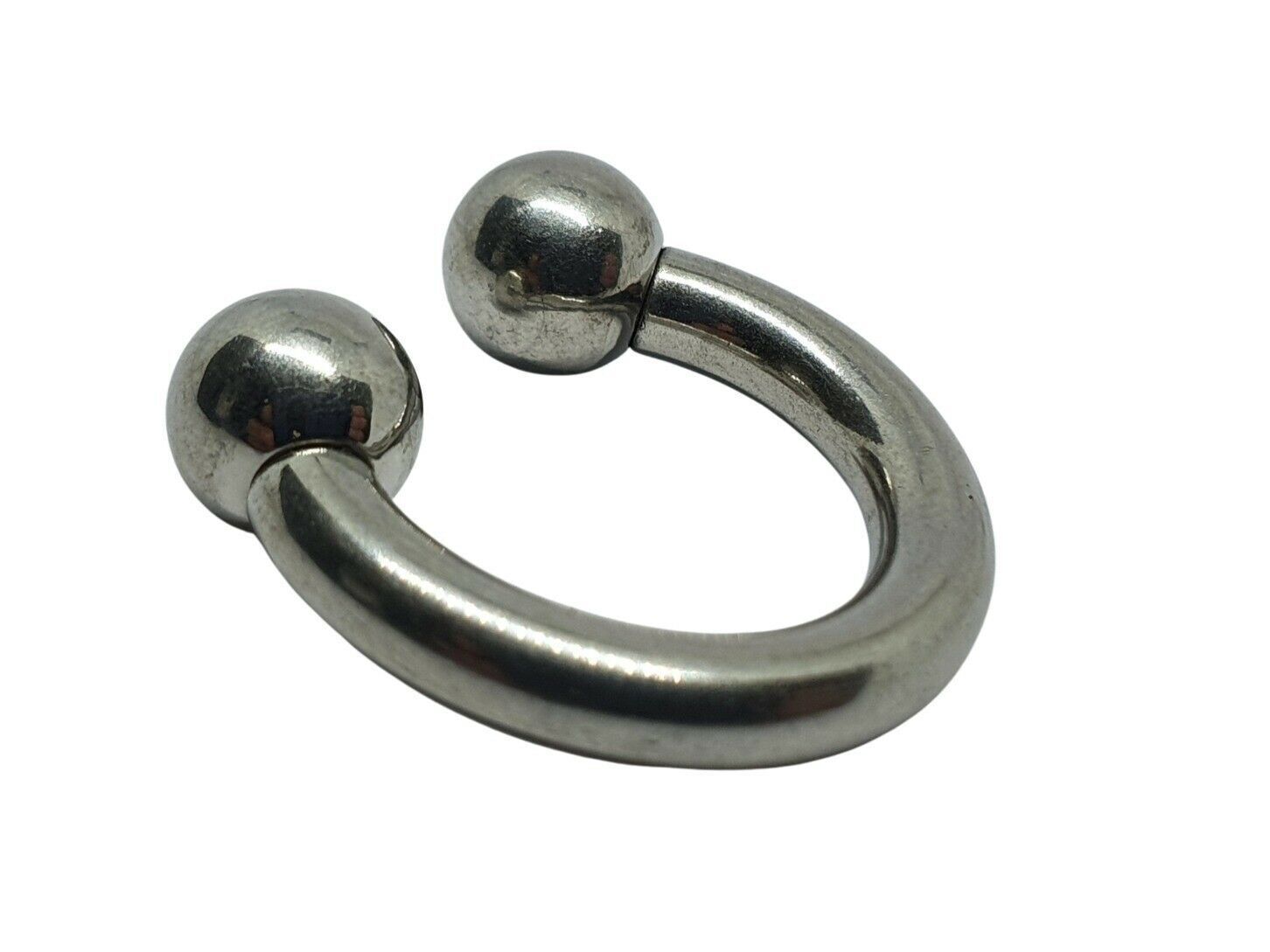 Horseshoe Prince Albert Gauge 6g (4 mm) 316L Steel 8mm Ball 16mm Piercing CBB Uk - Body Jewelry