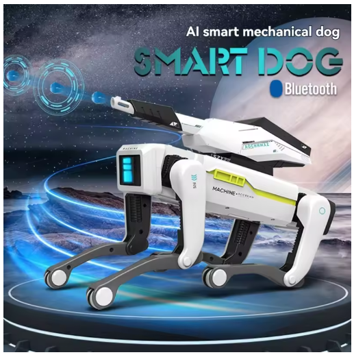 Intelligent AI Robot Machine Dog with Bluetooth: Voice Dialogue - Robots