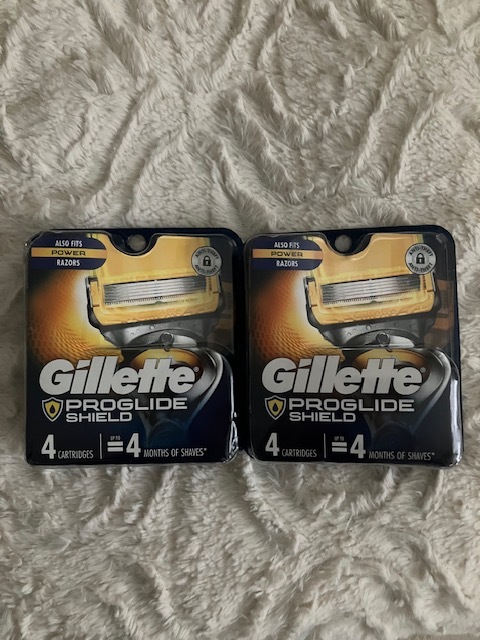 Gillette Proglide Mens Razor Blade Refills 8 Catridges New And Sealed Mens Razors