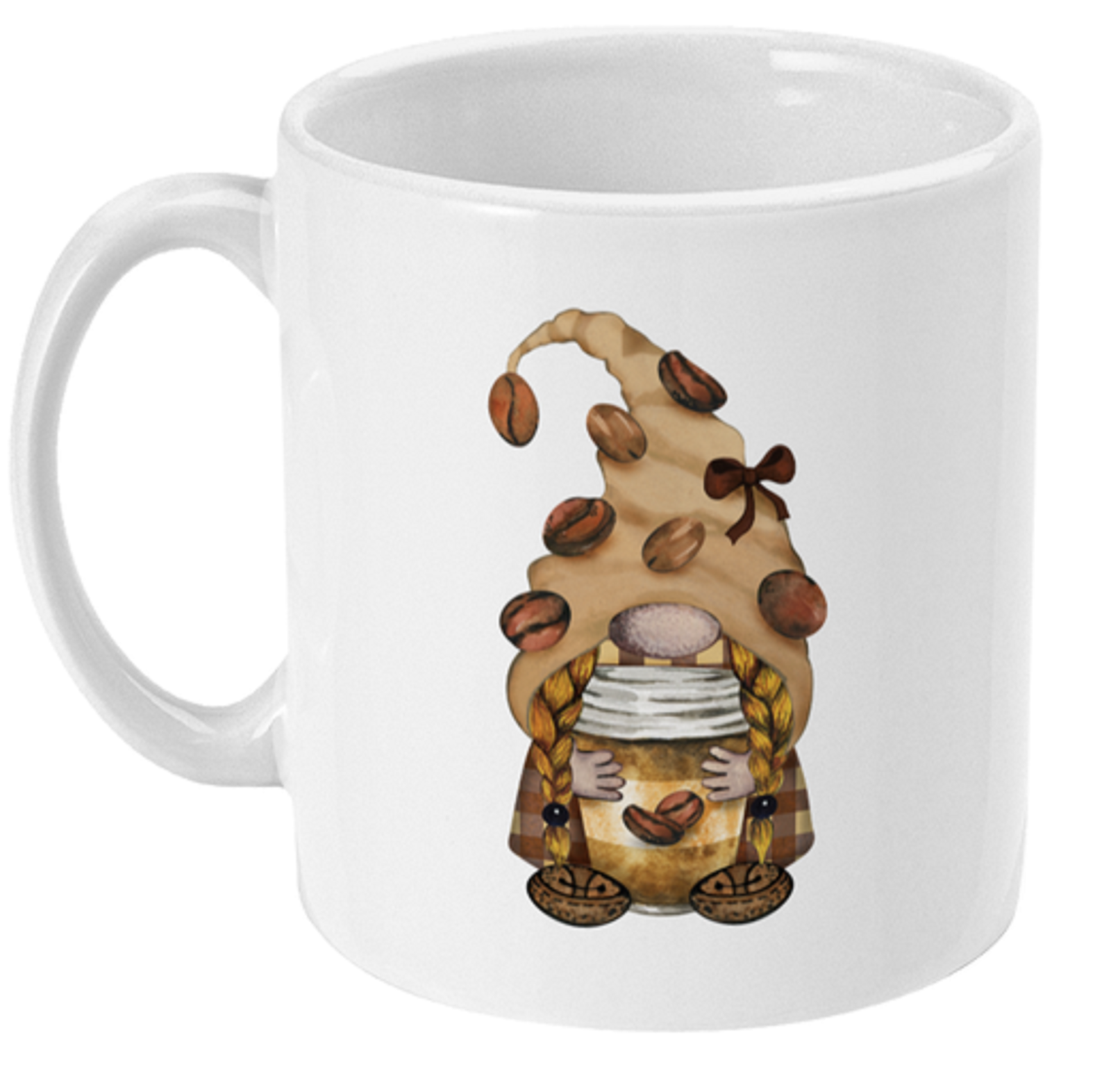 Coffee Gnomes Mug Choice of 2 Designs - Kitchen Storage & Organization