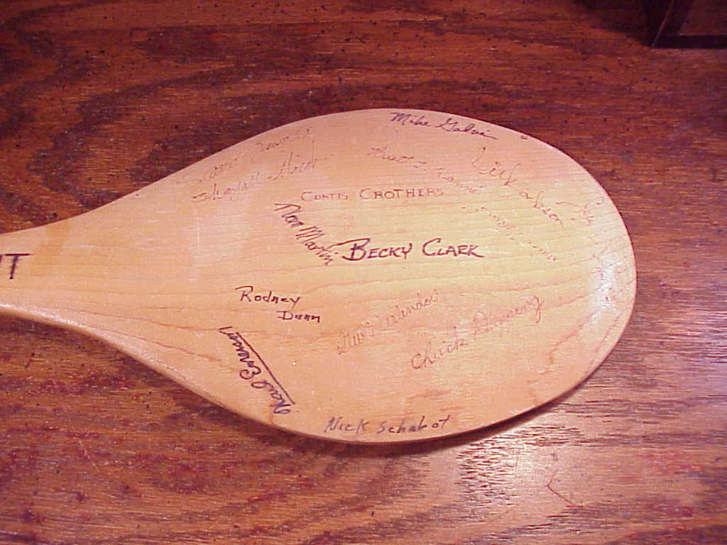 1980 U.S.S. Ark Tangent Wood Paddle, From Engineering, Class of '80 ...
