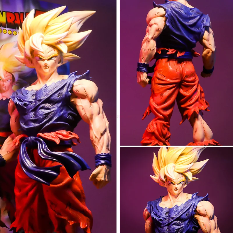 Dragon Ball Z 43cm Son Goku Figure Gk Super Saiyan Vegeta Action
