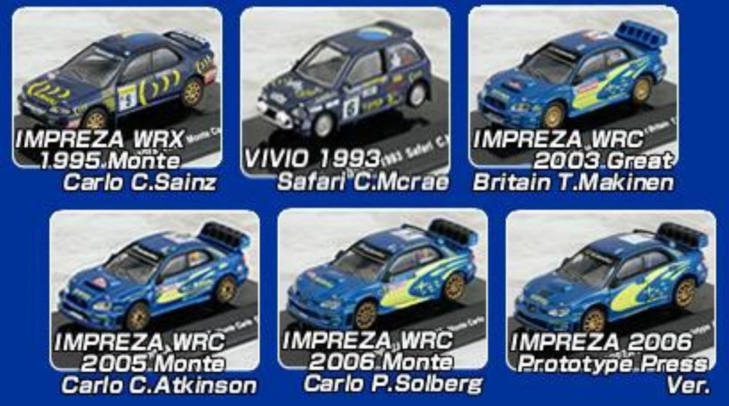 1/64 CM's Rally Car Collection SS10 SUBARU IMPREZA WRC 1989 World Speed ...