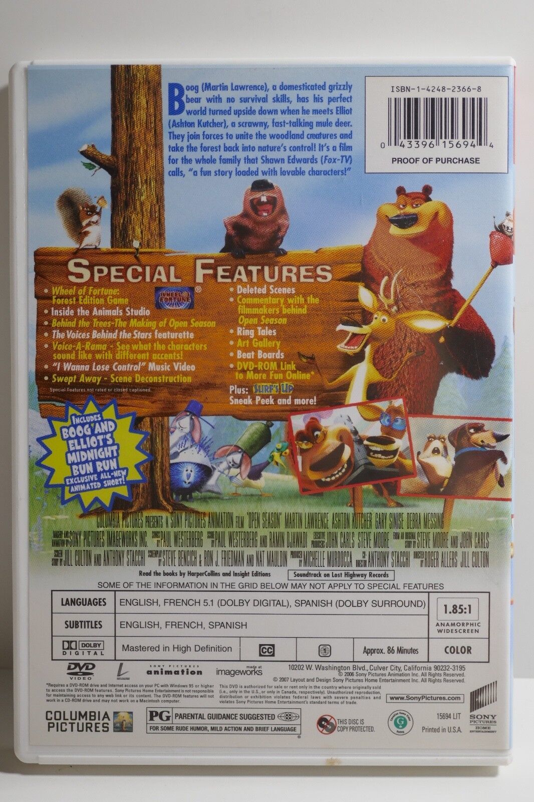 Open Season (DVD, 2007, Widescreen) - DVDs & Blu-ray Discs
