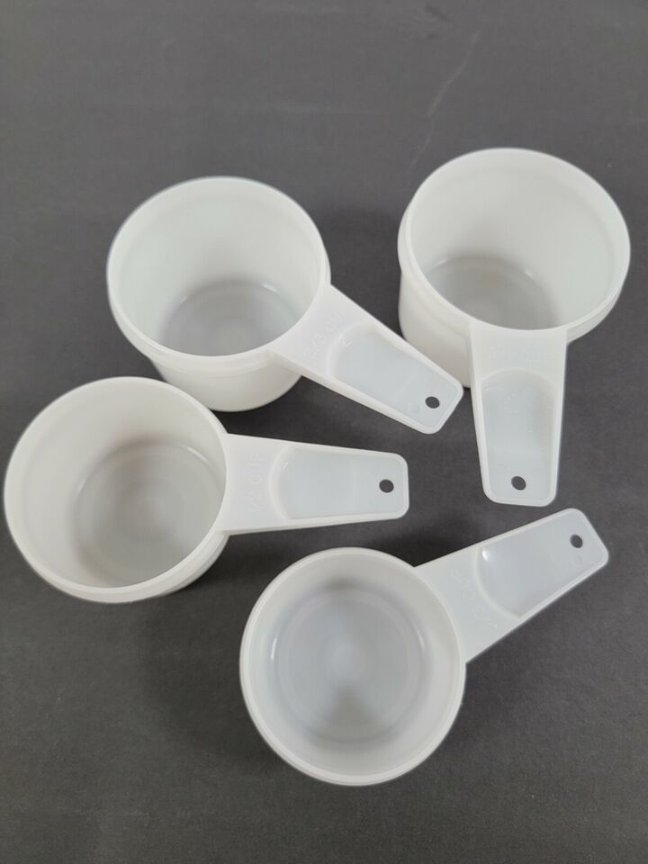 Vintage Tupperware Set of 4 Opaque White and 50 similar items