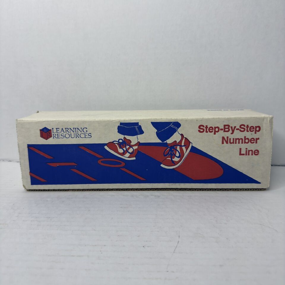 STEP-BY-STEP NUMBER LINE, Kindergarten-First GradeVinyl, Blue, Numbers ...