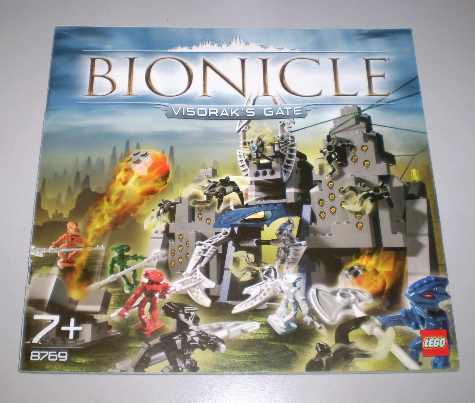 Used Lego Bionicle INSTRUCTION BOOK ONLY #8769 Visorak's Gate No Legos ...