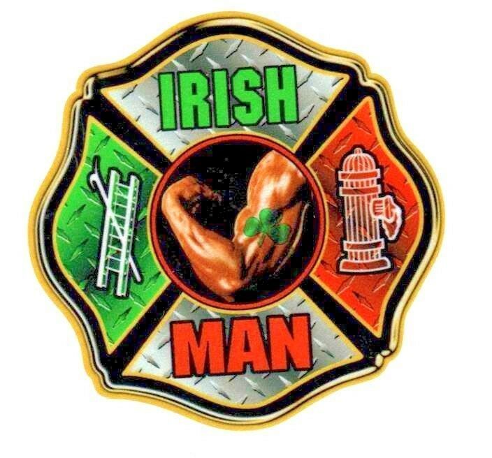 IRISH MAN Fire Department Maltese Cross and similar items
