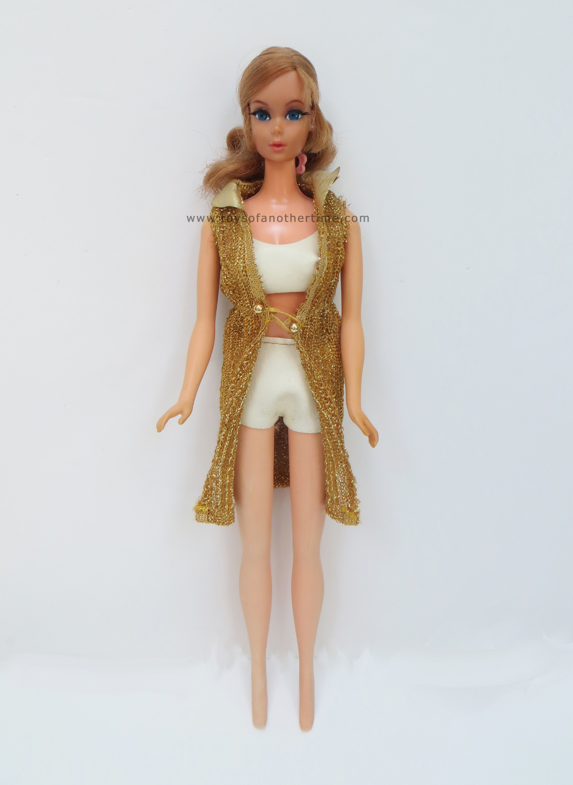 Vintage Talking Barbie Doll Rare Centered Eyes Titian Nape Spit Curl Vintage Talking Barbie Doll Rare Centered Eyes Titian Nape Spit Curl