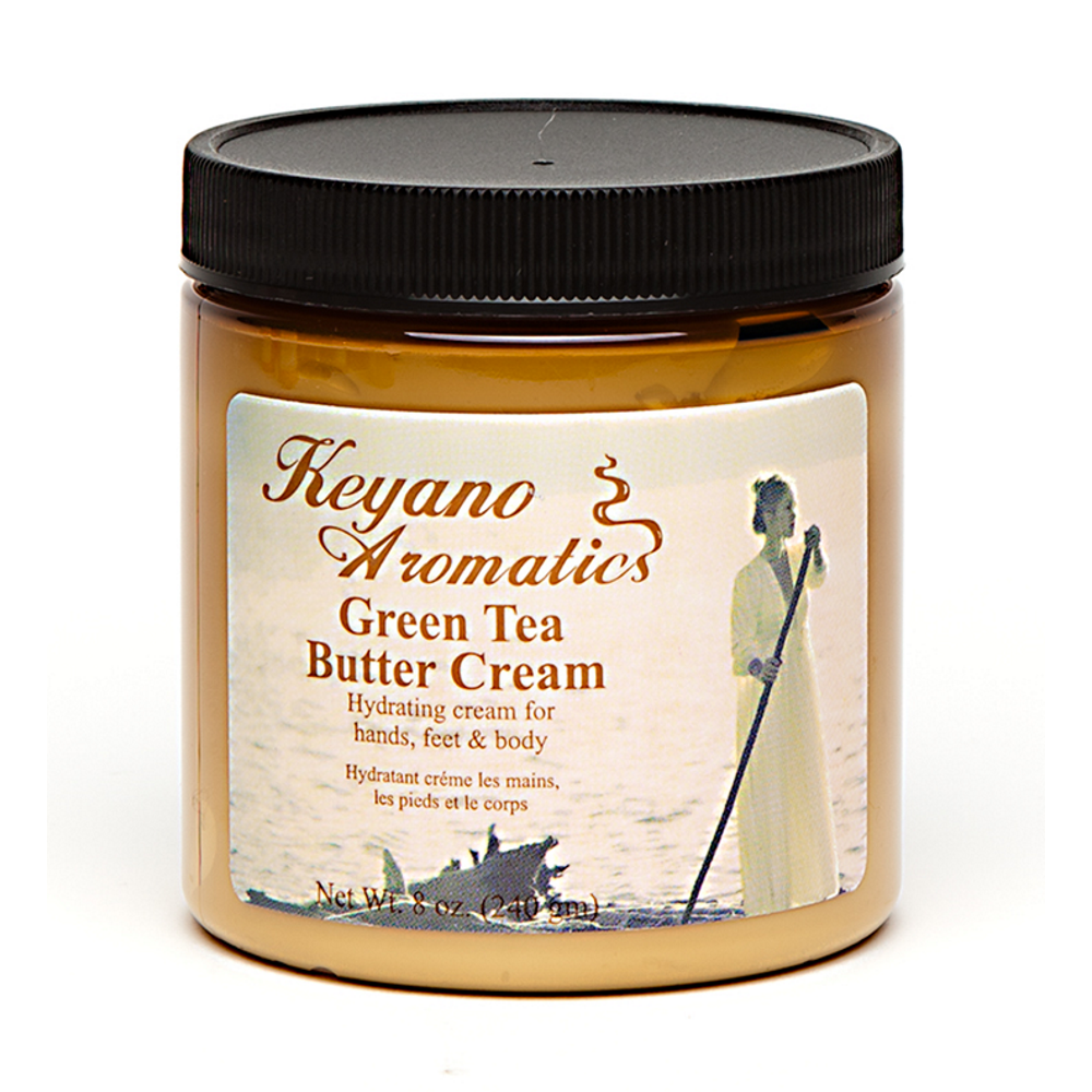 Keyano Aromatics Green Tea Butter Cream 8 oz - Moisturizers
