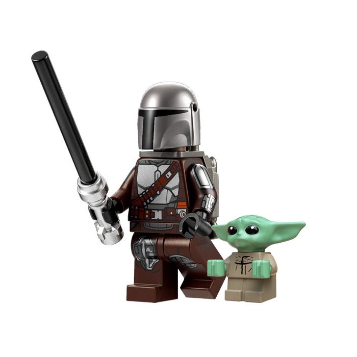 The Mandalorian and Grogu Star Wars Minifigures Building Toys ...