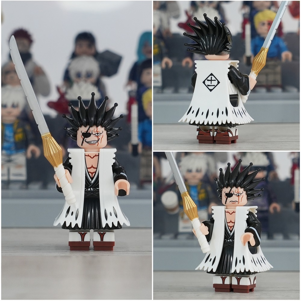Kenpachi Zaraki Bleach Series Lego Compatible Minifigure Bricks Toys ...