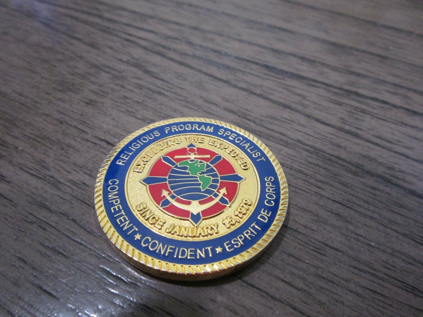 USMC Religious Program Specialist Senior Enlisted Leader Challenge Coin ...