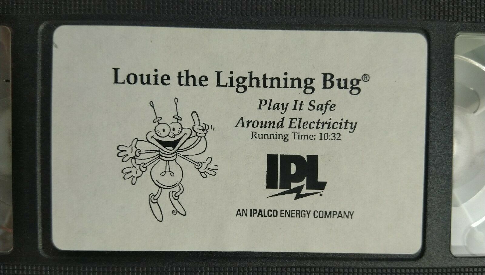 VHS Louie Lightning Bug Play It Safe Around Electricity IPALCO Energy ...