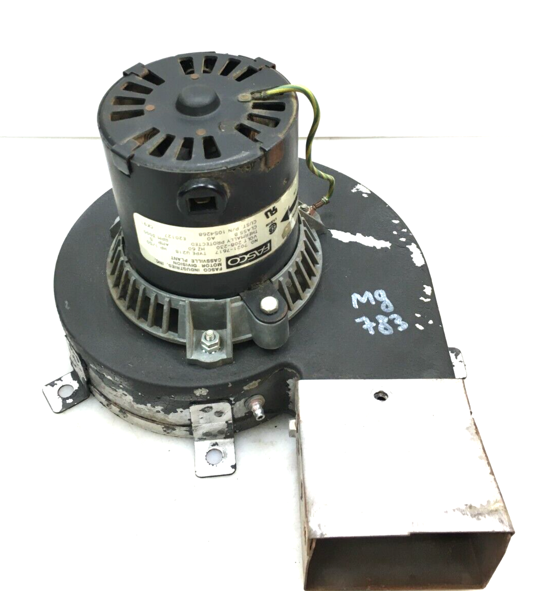 FASCO 7021-7617 Exhaust Draft Inducer Blower Motor 1054268 208/230V ...