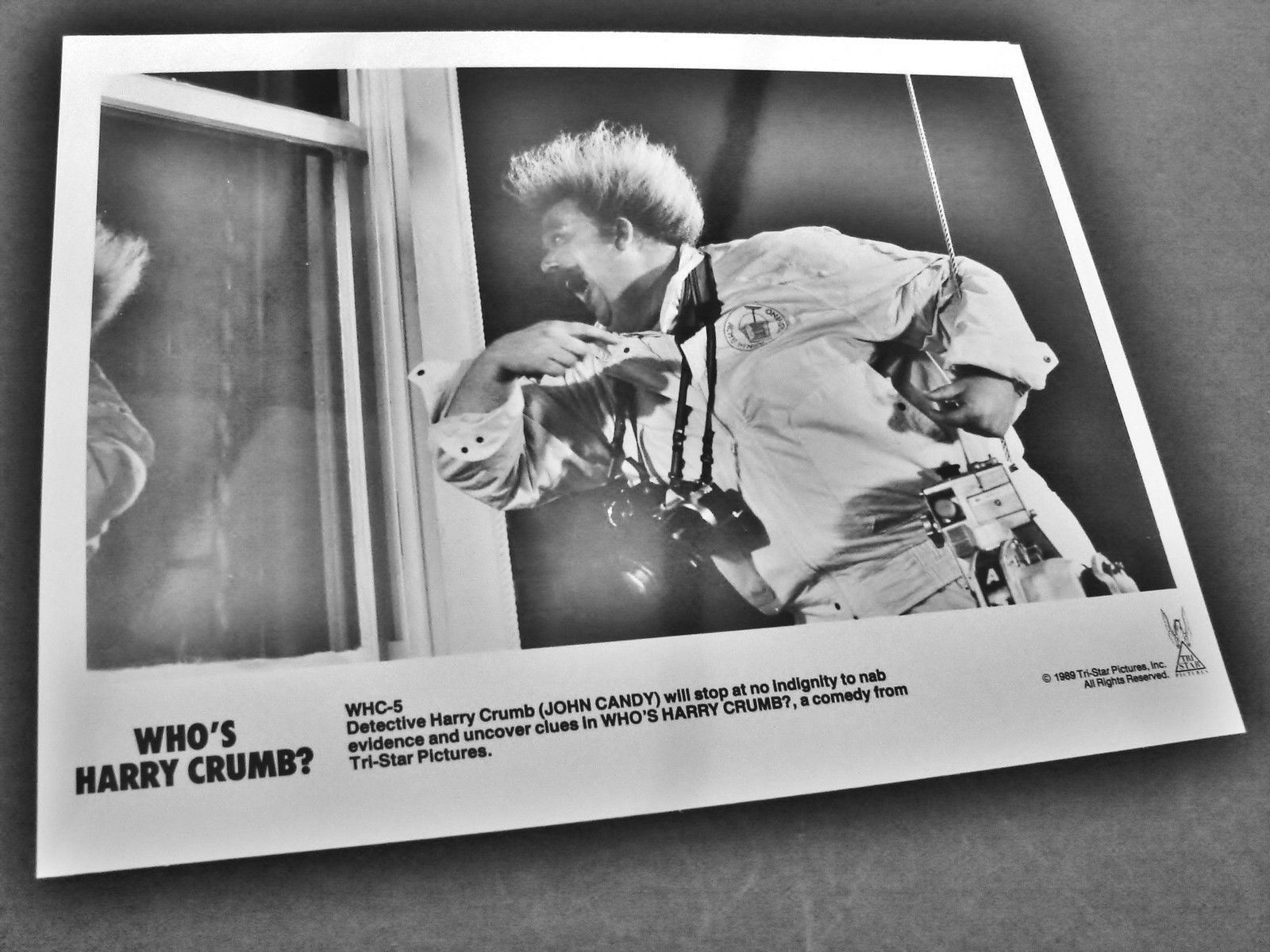 1989 Movie WHO'S HARRY CRUMB? 8x10 Press Photo JOHN CANDY WHC-5 ...