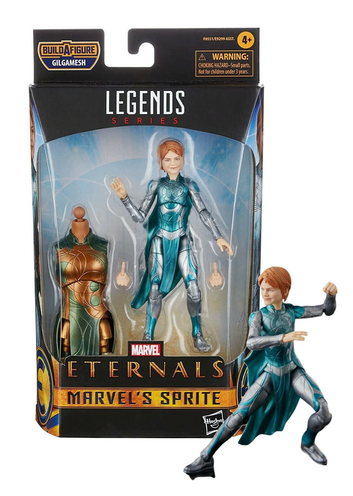 Marvel Legends Series The Eternals Marvel’s Sprite with Gilgamesh BAF ...