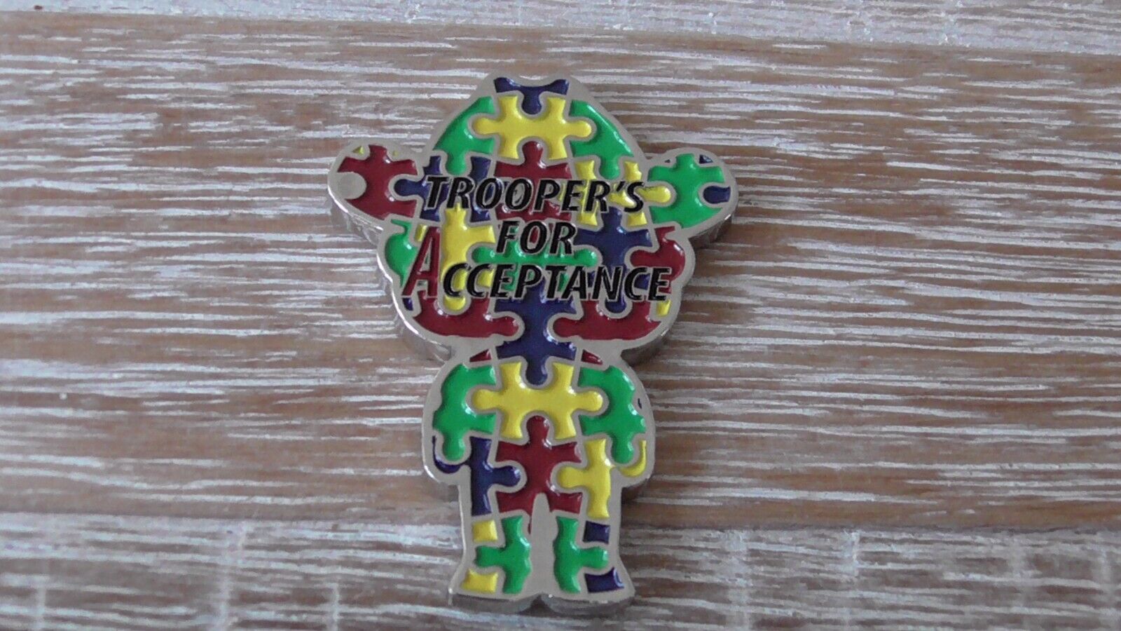 State Troopers For Autism Acceptance Challenge Coin #654U - Challenge Coins