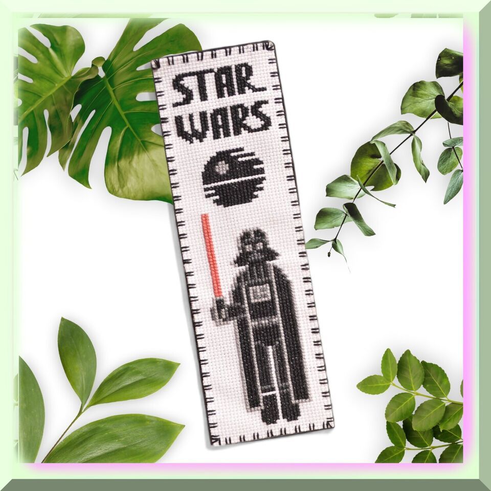 Darth Stitch: DIY Embroidery Kit for a Hilarious Father's Day Bookmark ...