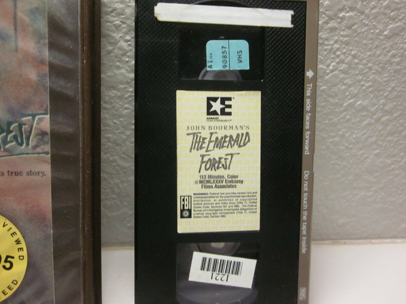 The Emerald Forest VHS Jungle Adventure Foster Embassy Ex Rental Cut ...