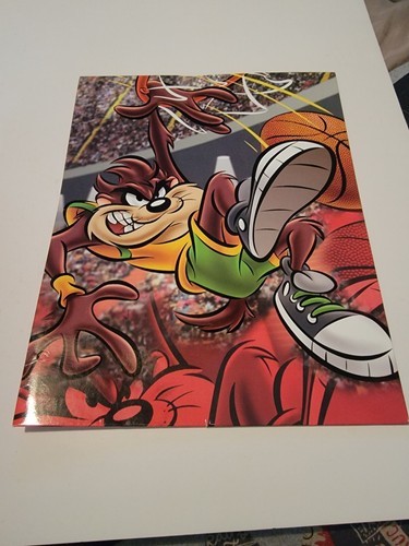 Vintage Looney Tunes Taz Notebook Folder Stuart Hall Tasmanian Devil ...