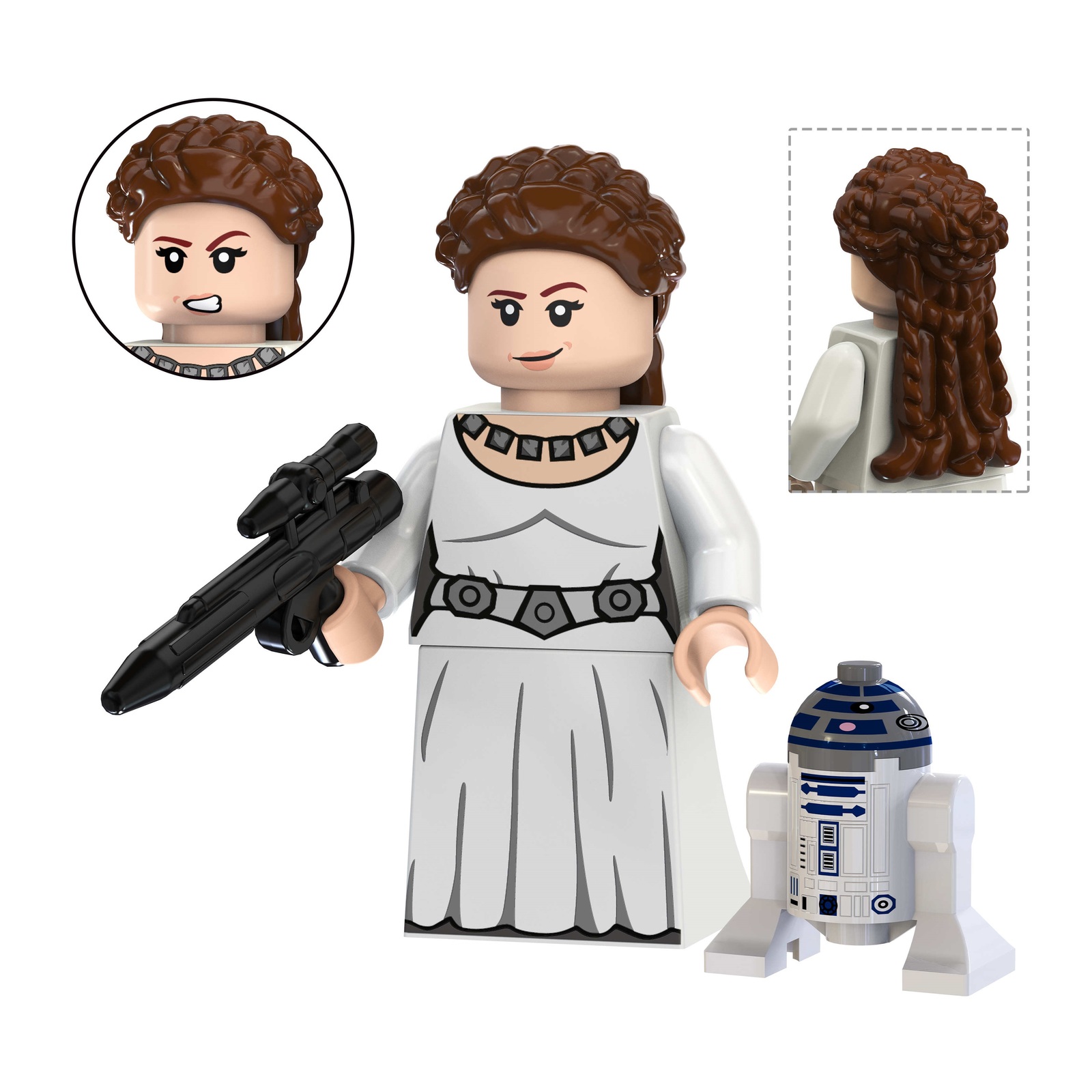 Leia Organa Solo Star Wars Minifigures Weapons and Accessories ...