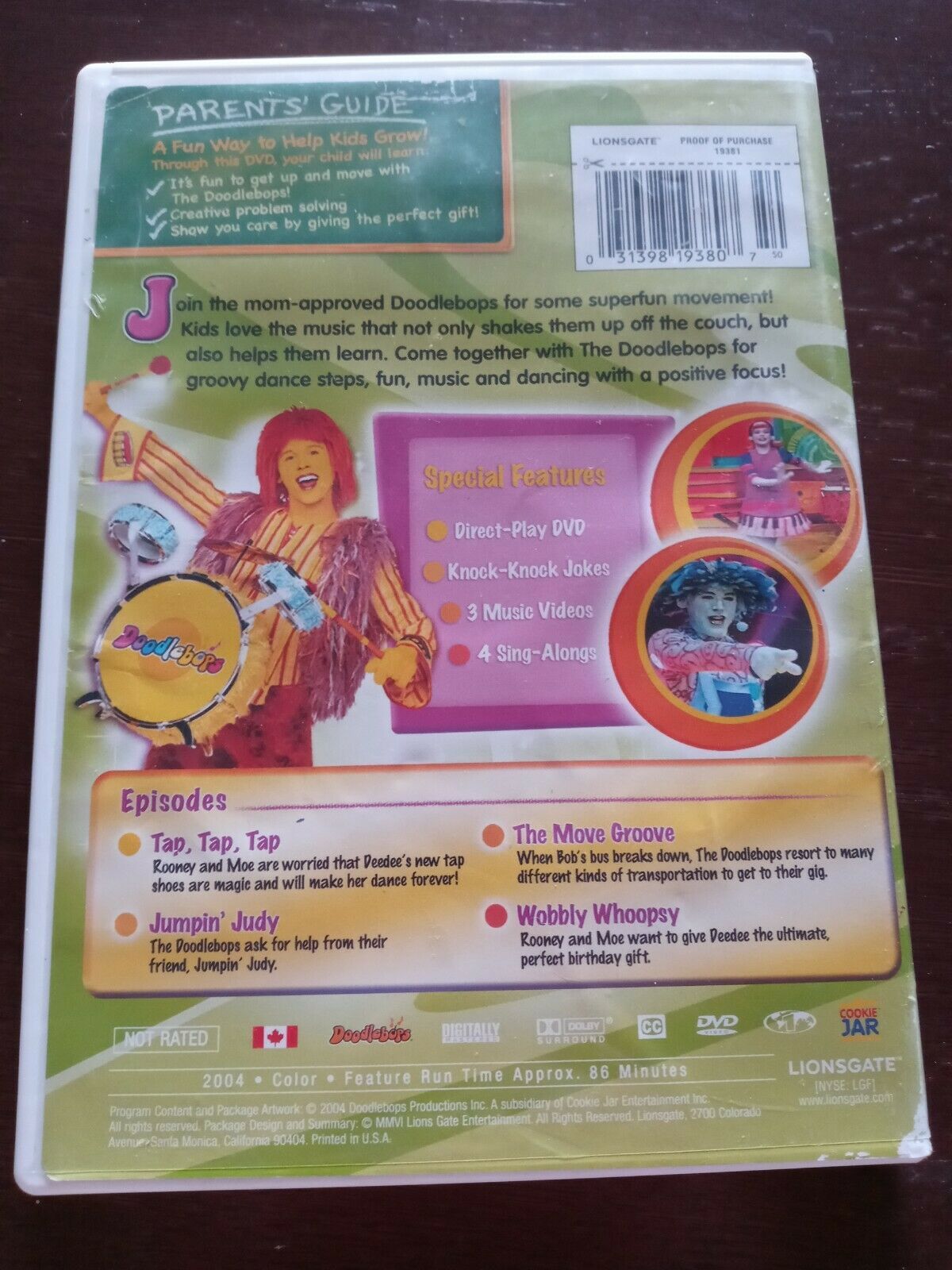 Disney Dance and Hop With the Doodlebops DVD - DVDs & Blu-ray Discs