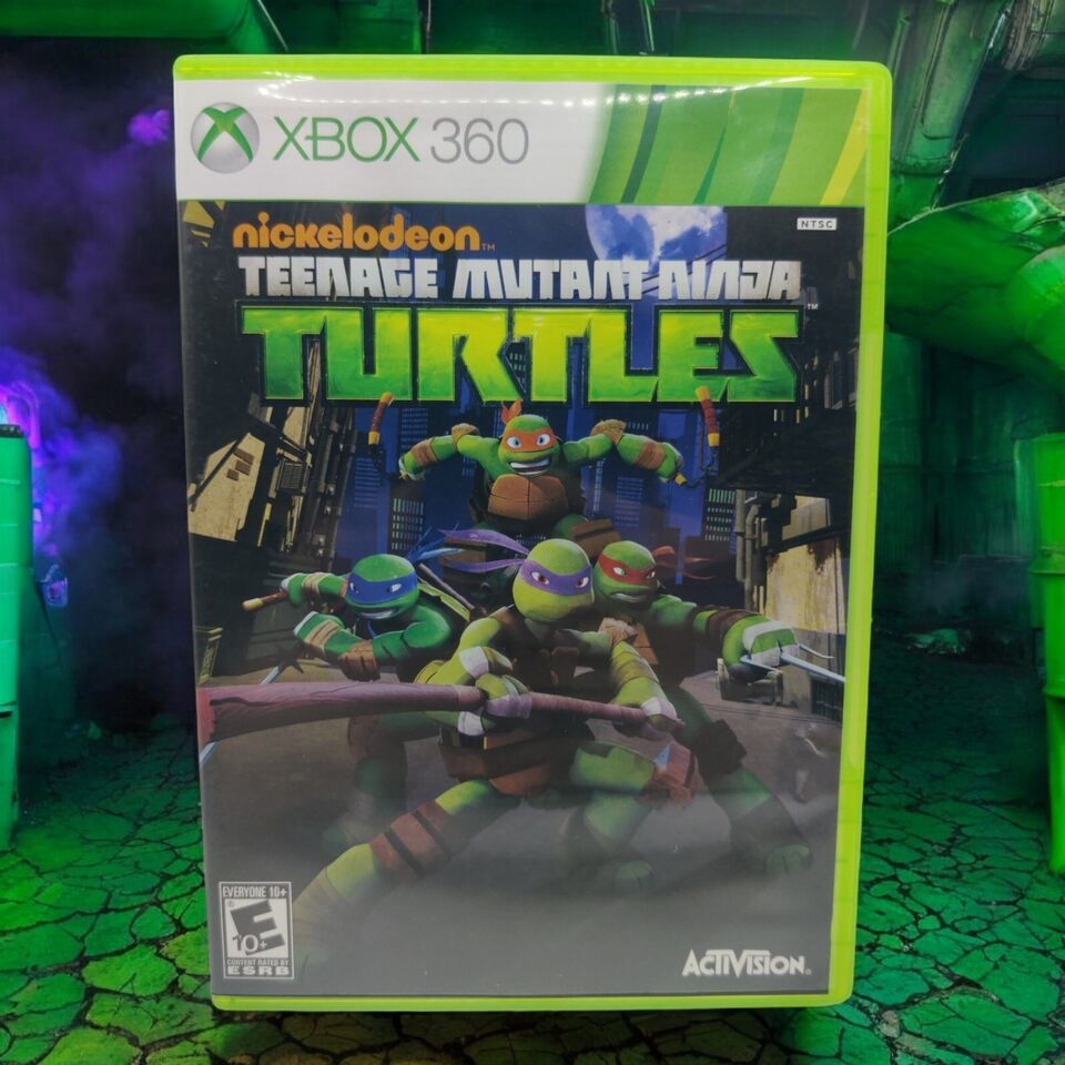 Nickelodeon Teenage Mutant Ninja Turtles Microsoft Xbox 360 Case & Game ...
