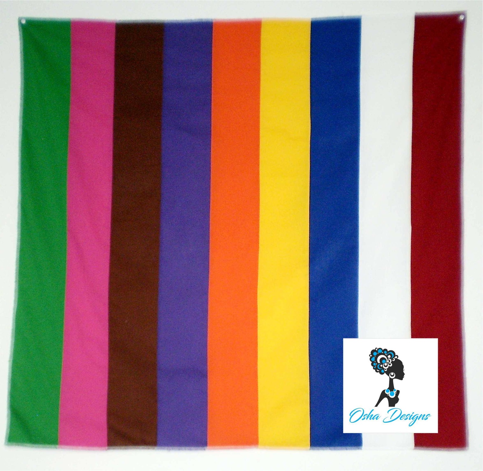 Oya Yanza Centella 9 Colors Spiritual Cloth Pañuelo 9 Colores 36"x36 ...