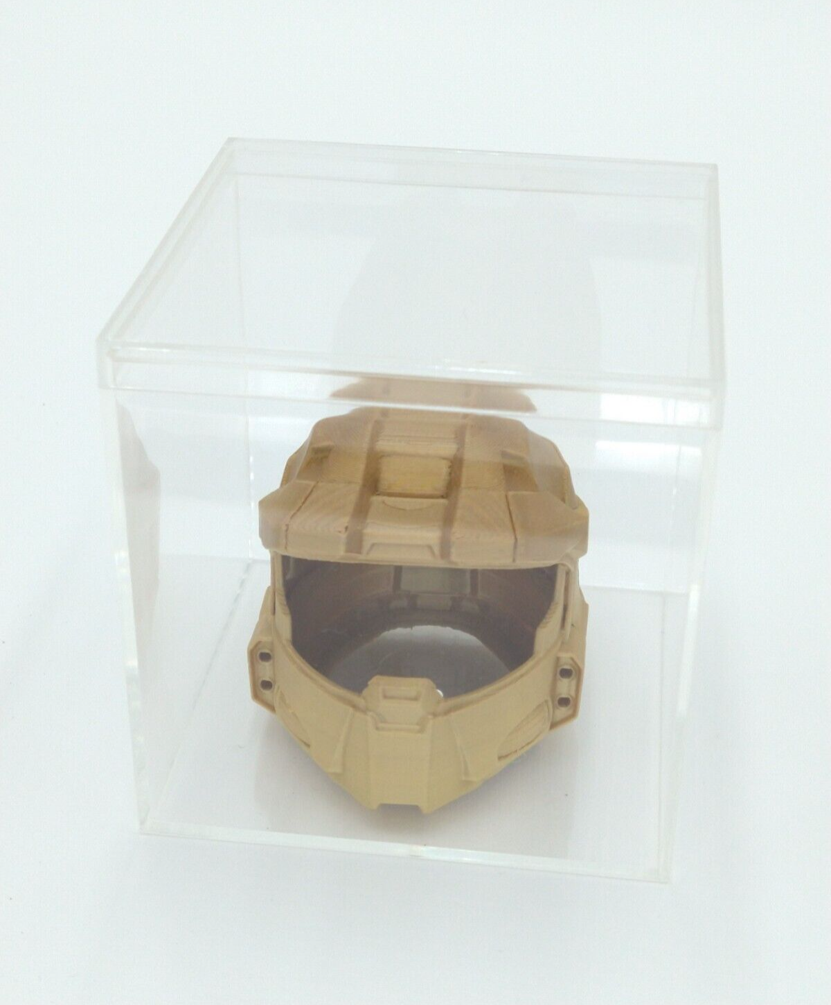HALO MASTER CHIEF Helmet Miniature Collectible W/Display Case Rainbow ...